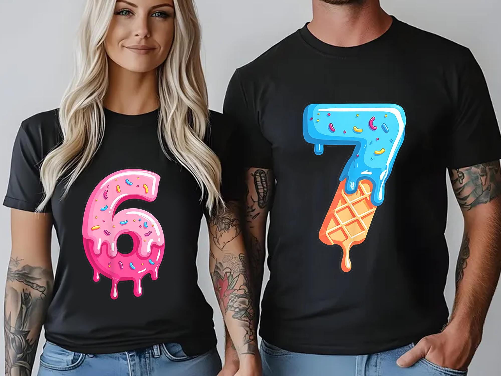 6 7 Couples Costum, 6 7 Couples Costumes Funny Matching Tees, Trendy ...