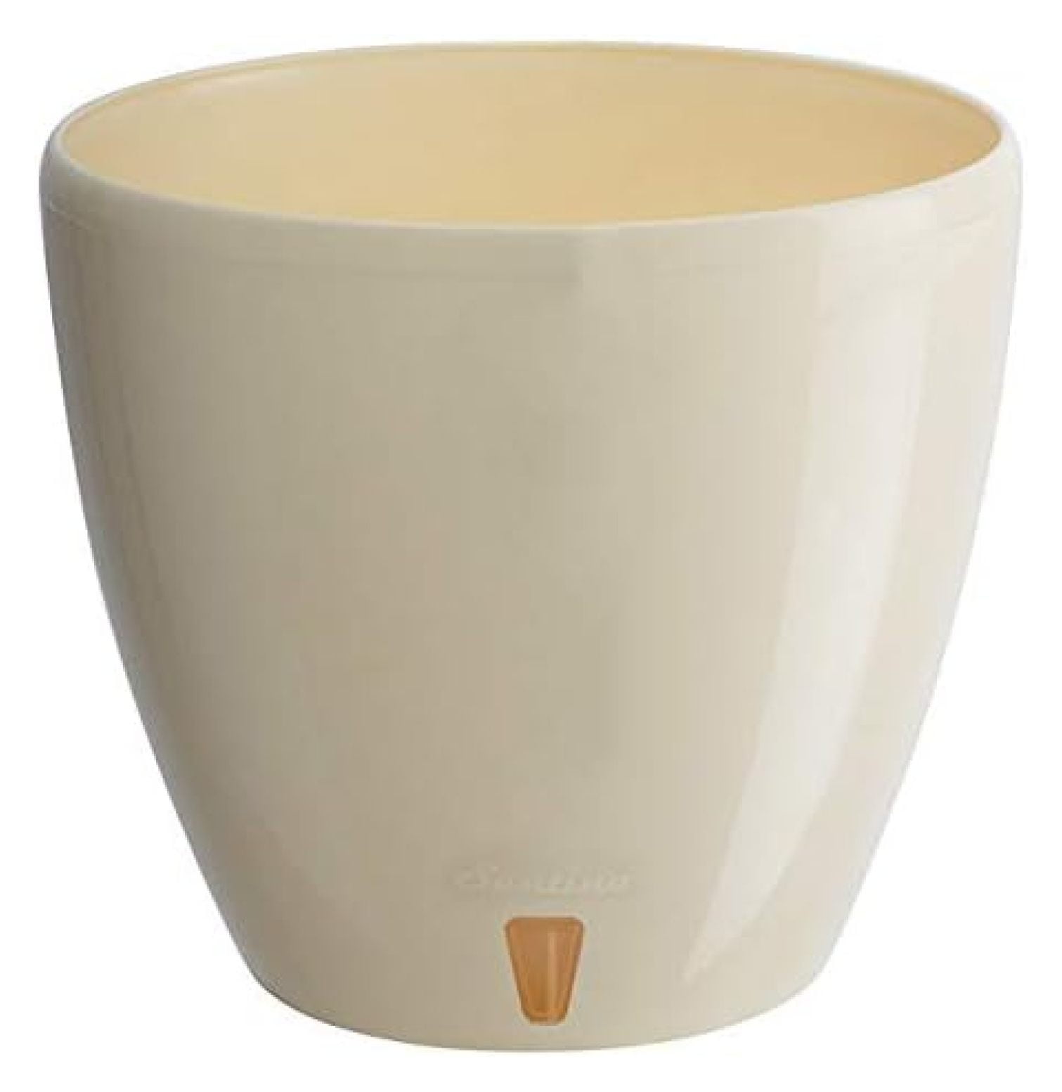 6.7" Deco Self Watering Pots for Indoor Plants in Cream - Decorative ...