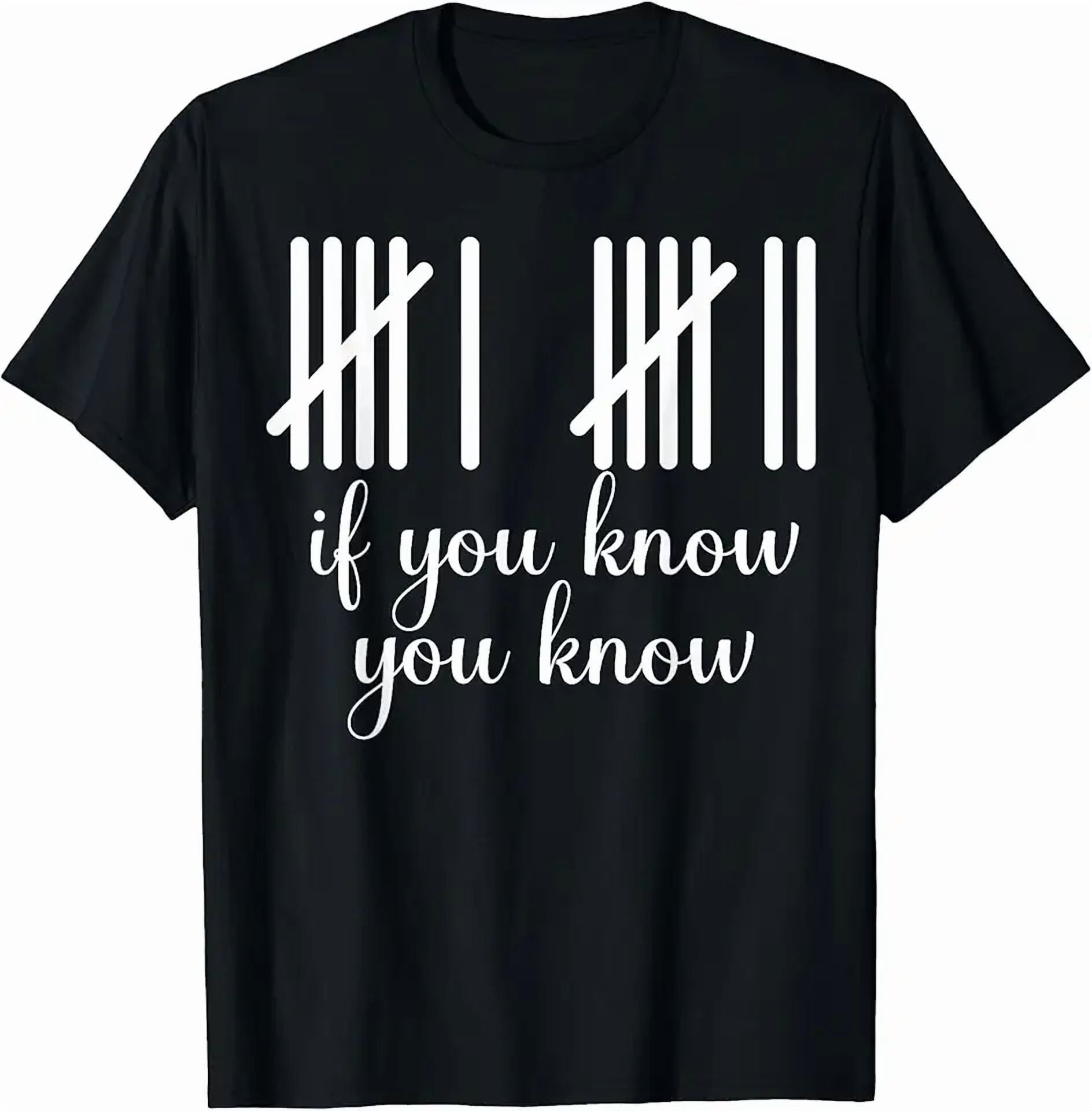 6 7 Funny If You Know You Know Tally Marks Six Seven Meme T-Shirt ...