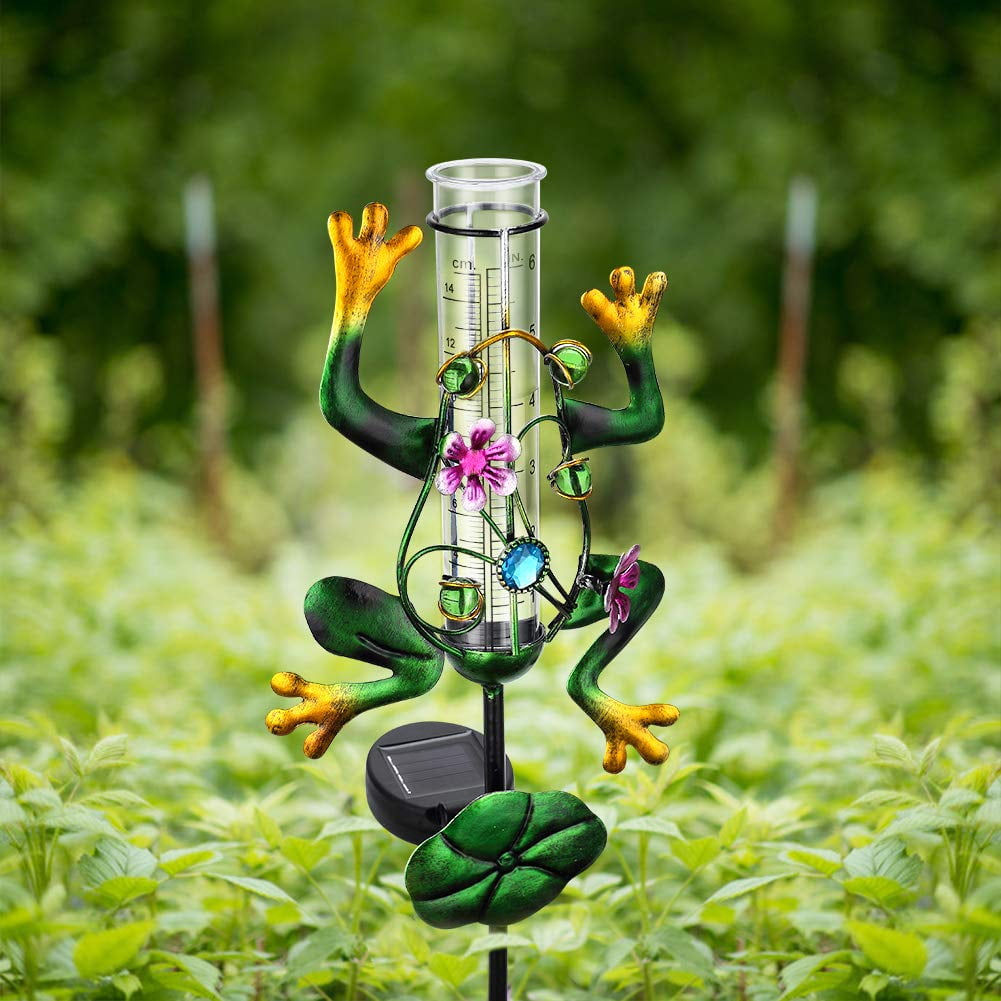 6"/7" Glass Rain Gauge Replacement Tube for Yard Garden Outdoor, Easy ...