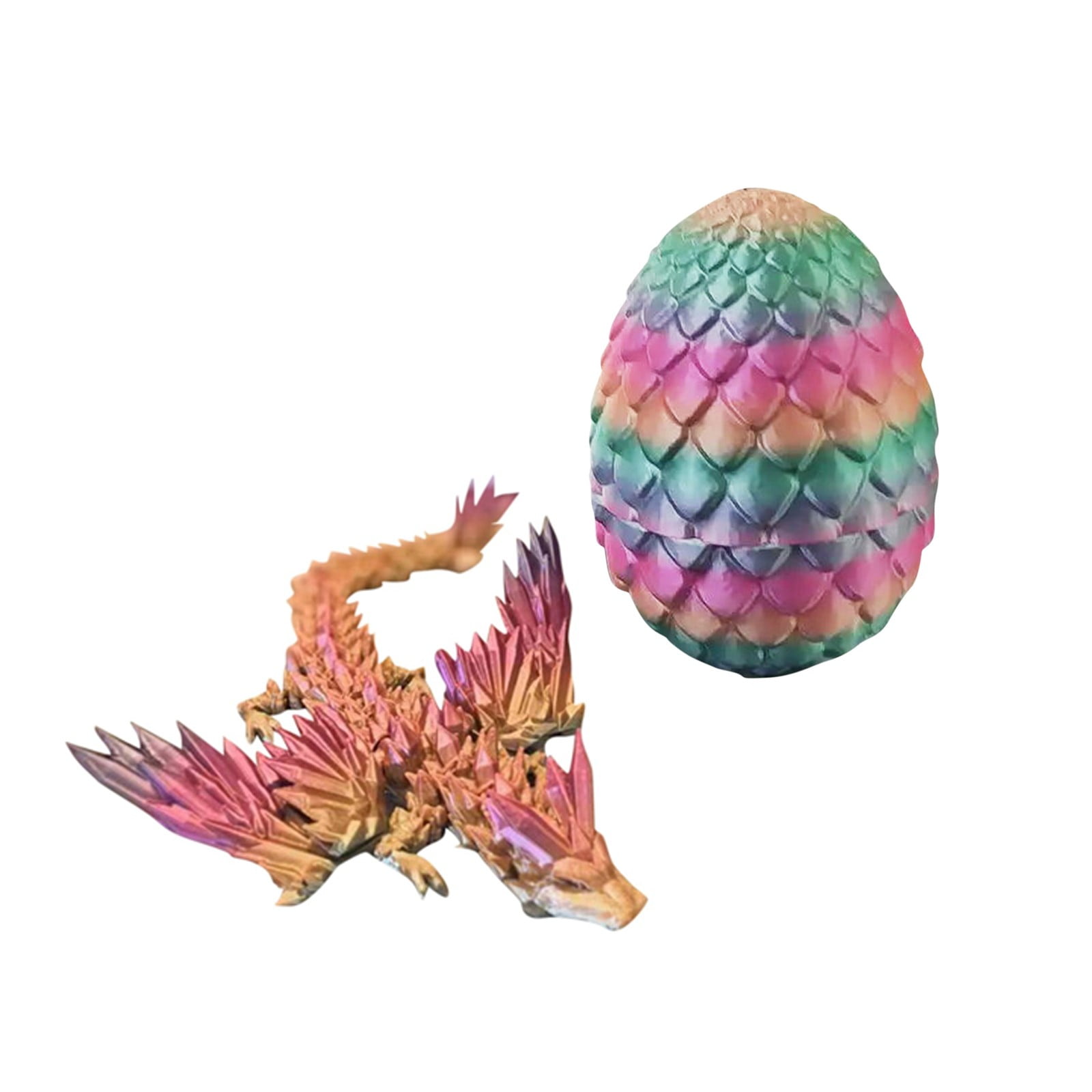 6.7 Inch 3d Dragon Eggs with Dragon Inside, 3D Printed Dragon Full ...