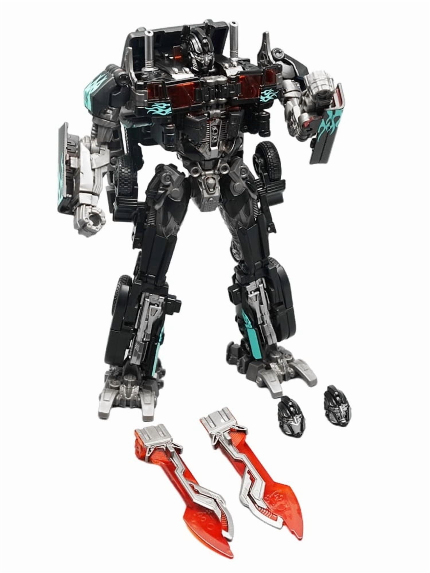 6.7-Inch Car Deformation Robot Toys-Optimus Prime OP Flying Wing Column ...