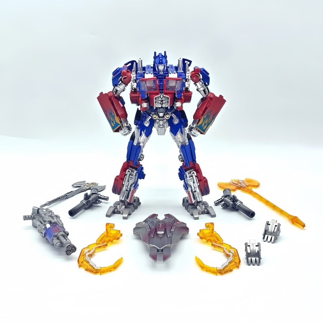 6.7-Inch Deformation Robot Toys Red Flying Wing Pillar OP Commander ...