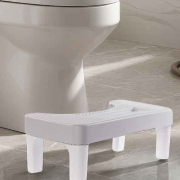 6.7 Inch Portable Plastic Step Stool with Non-Slip Surface for Bathroom ...