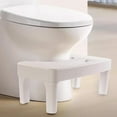 6.7 Inch Toilet Stool for Bathroom,Non-Slip Potty Stool for Pooping ...