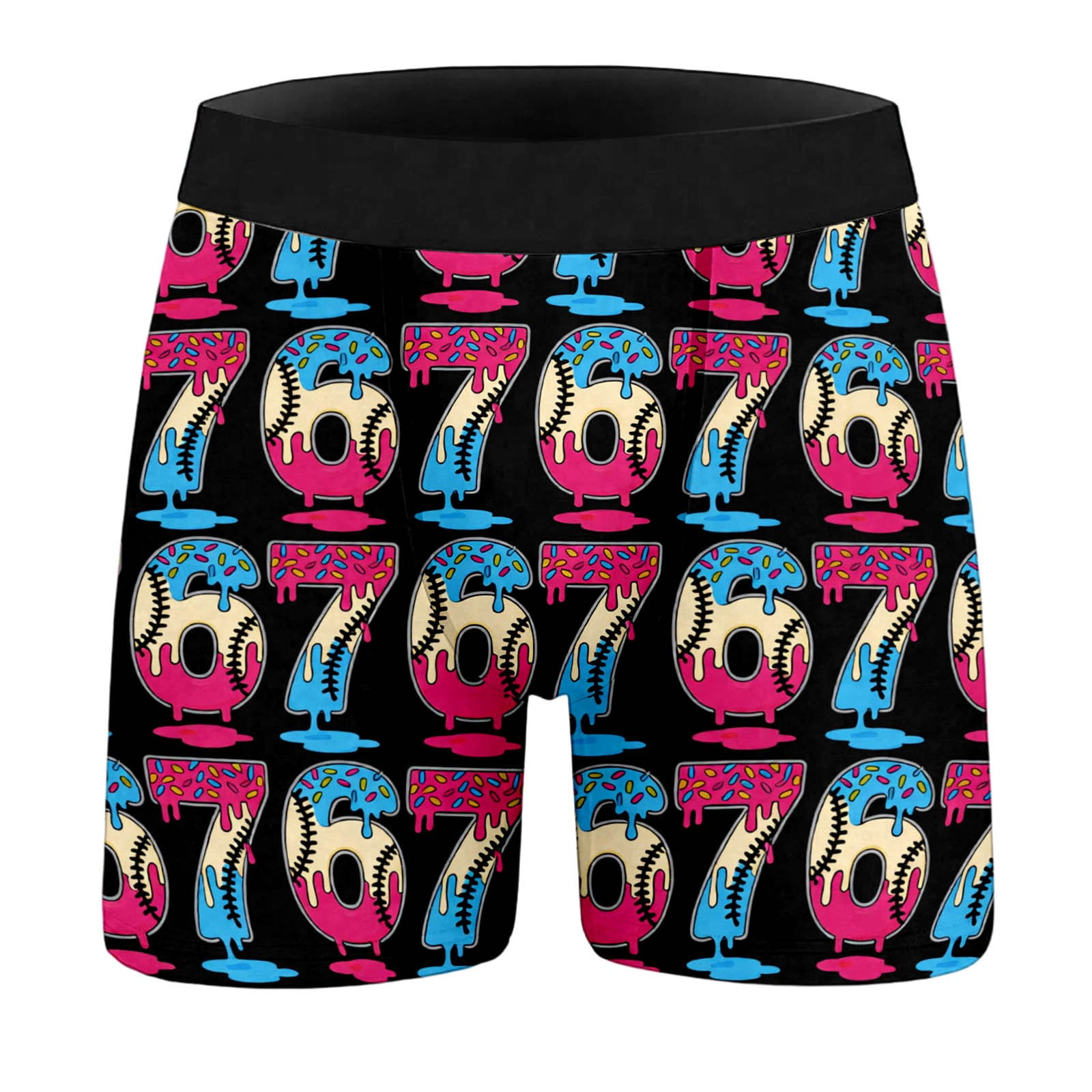 6 7 Meme Boxers Briefs Hip-hop Underwear Breathable Rap Valentines ...