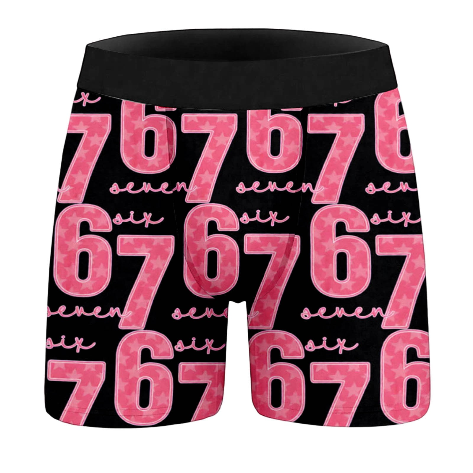 6 7 Meme Boxers Briefs Print Underwear Hip-hop Breathable Valentines ...