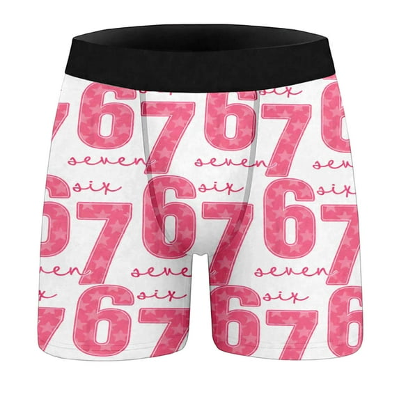 6 7 Meme Boxers Print Underwear Hip-hop Breathable Soft Valentines ...