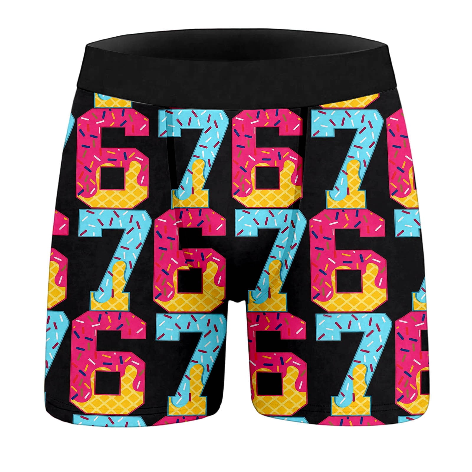 6 7 Meme Boxers Underwear Hip-Hop Rap Breathable Comfortable Valentines ...