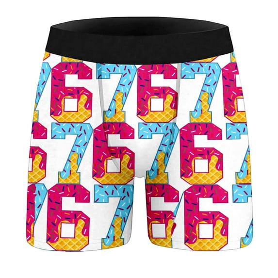 6 7 Meme Boxers Underwear Hip-hop Rap Breathable Comfortable Valentines ...