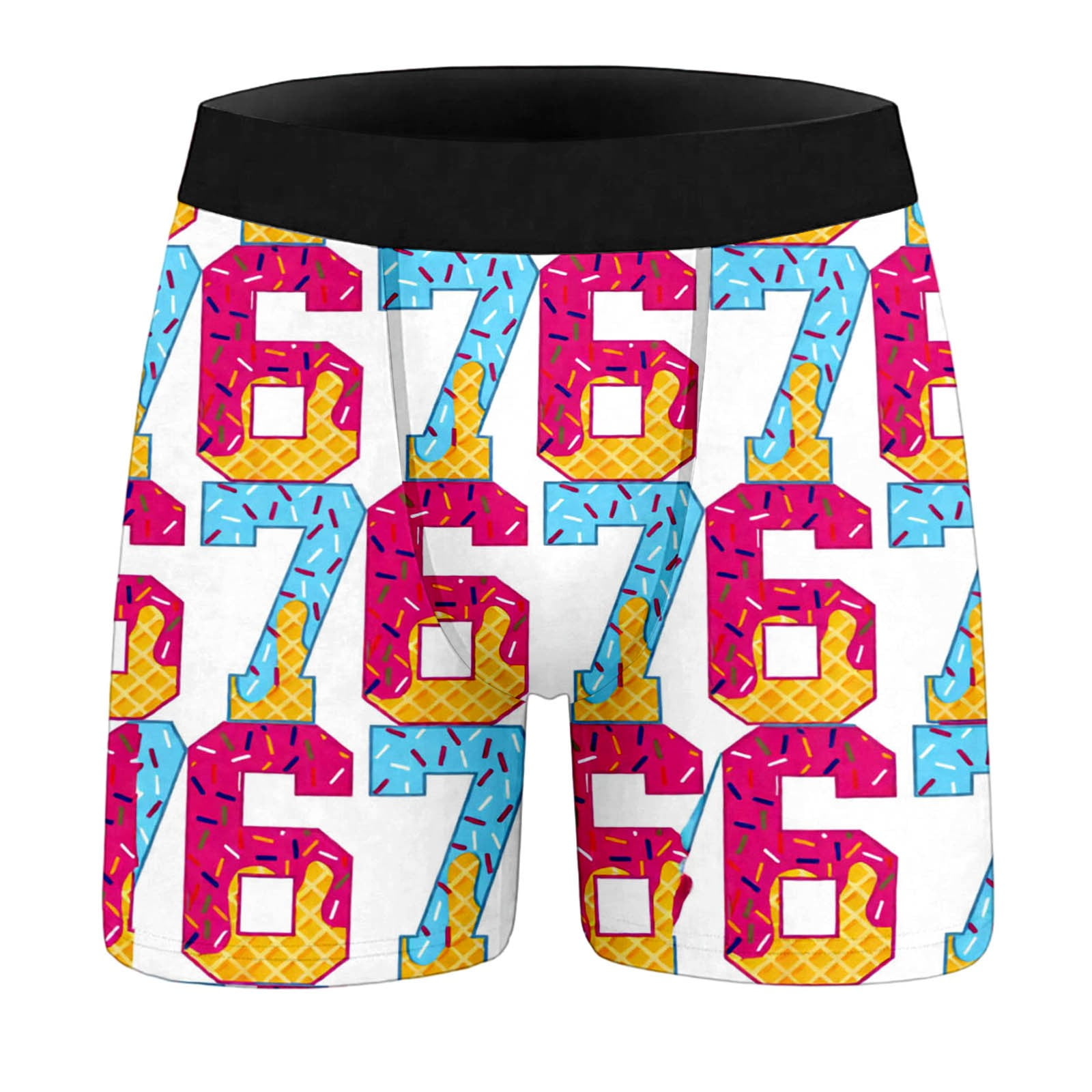 6 7 Meme Boxers Underwear Hip-hop Rap Breathable Comfortable Valentines ...