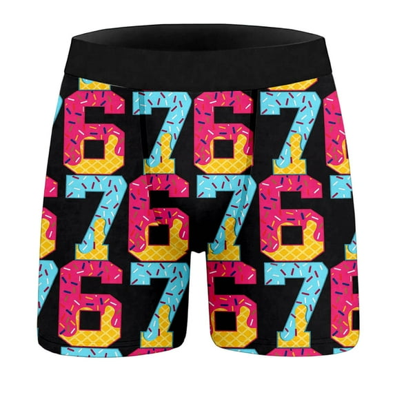 6 7 Meme Boxers Underwear Hip-hop Rap Breathable Comfortable Valentines ...