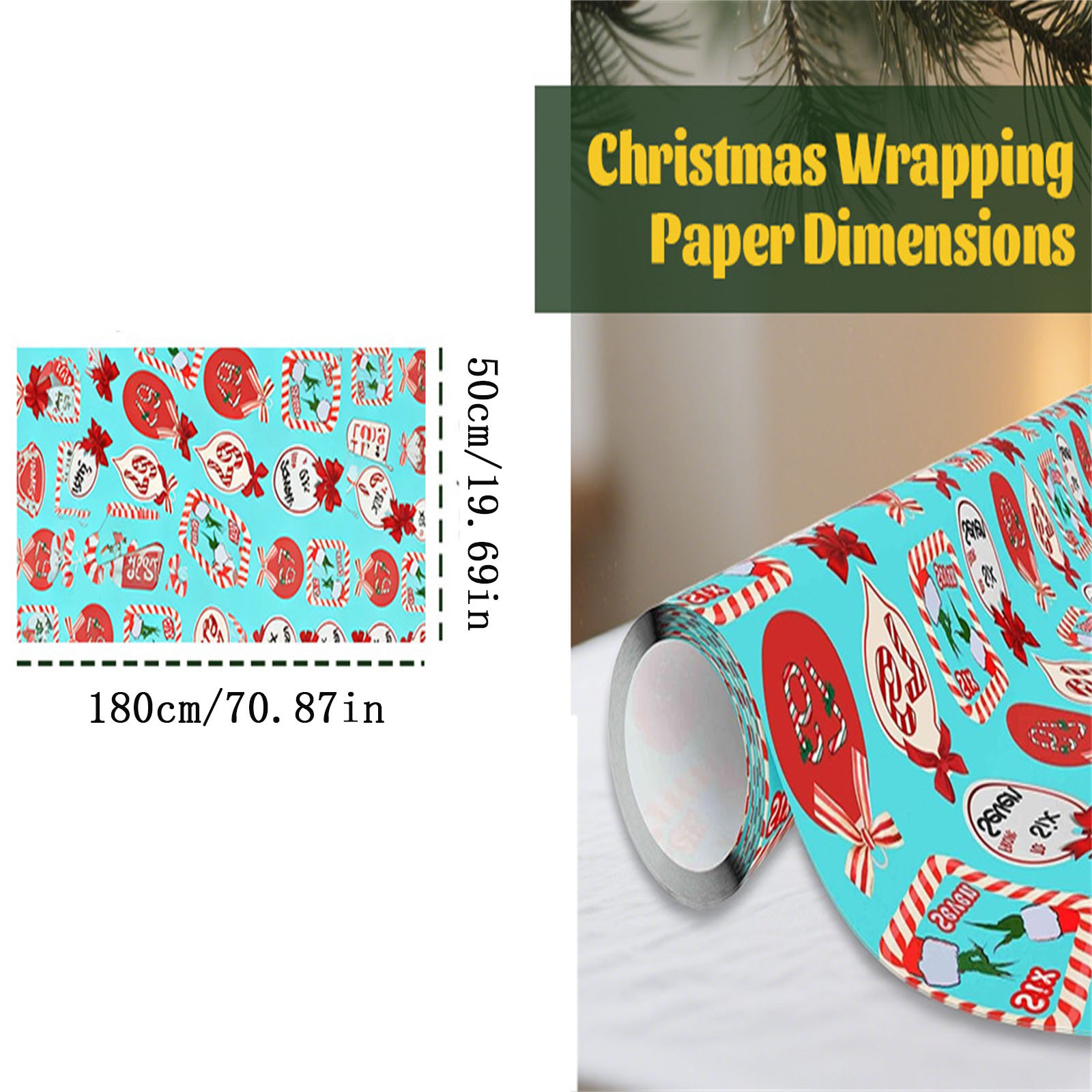 6 7 Meme Christmas Wrapping Paper, Six Seven Meme Theme Wrapping Paper ...