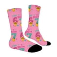 6 7 Meme Kids Socks Ice Cream Drips Six Seven Numbers Novelty Crew ...