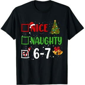67 Christmas 6 7 Meme Gingerbread Man Xmas Pajamas Holiday T-Shirt ...