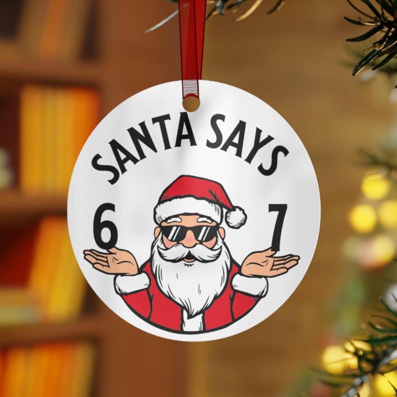 6-7 Meme Ornament – Christmas Gift Idea for Tween, Teen Boys, Gen Alpha ...