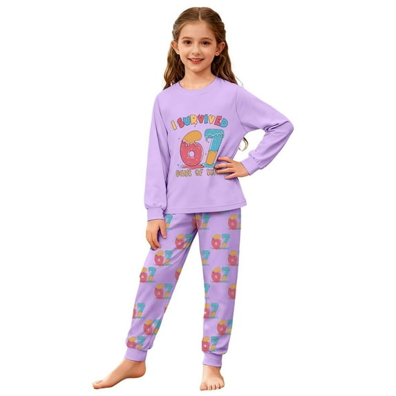 6 7 Meme Outfit I Survived Days of School 2 Piece Set for Boys Girls ...