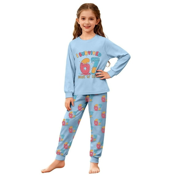 6 7 Meme Toddler Outfits I Survived Days of School Print Boys Girls 2 ...