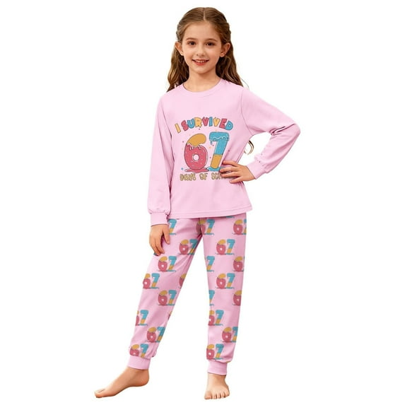 6 7 Meme Toddler Outfits I Survived Days of School Print Boys Girls 2 ...