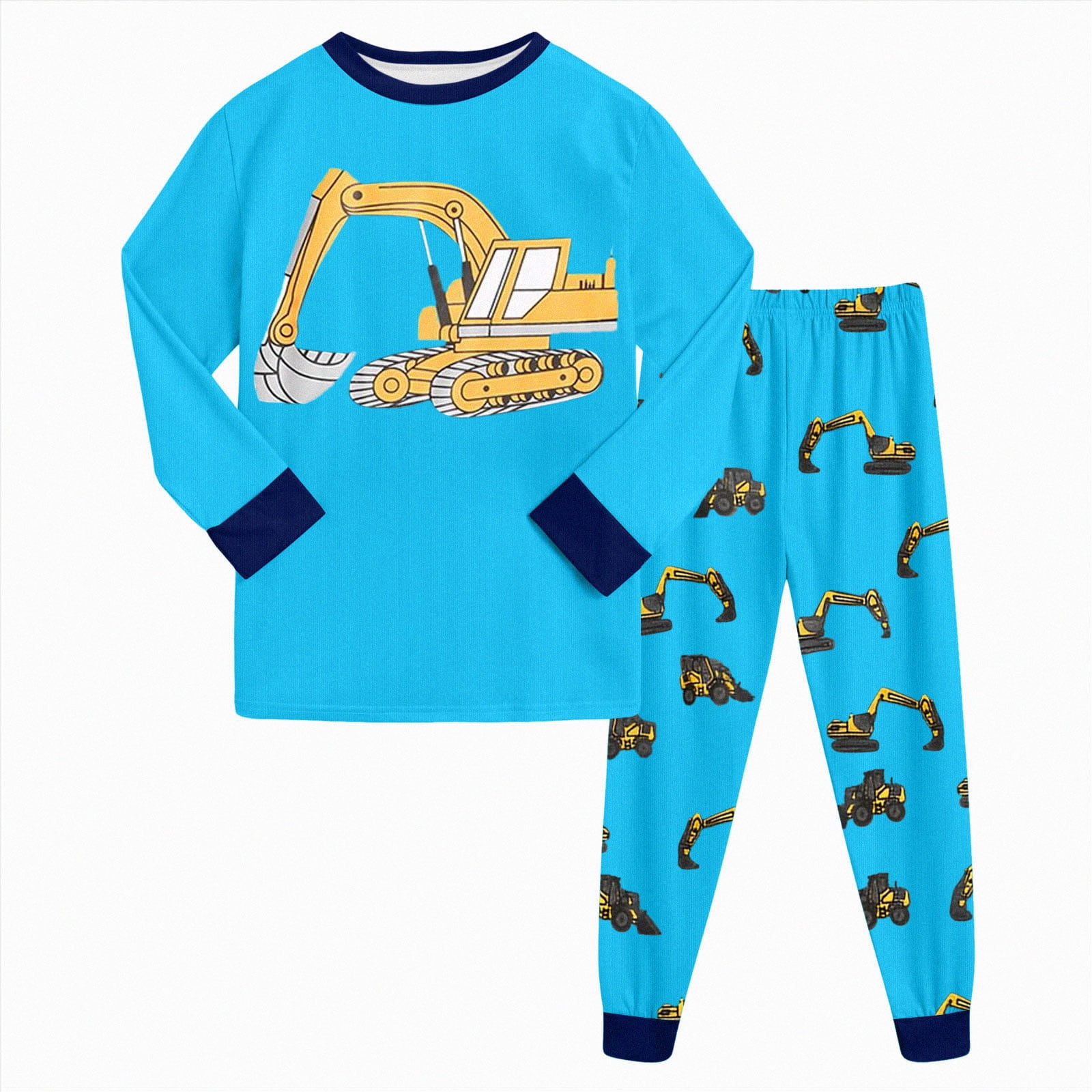 6-7 Years Infant Baby Boy Fall Winter Clothes Outfits Long Sweatshirt ...