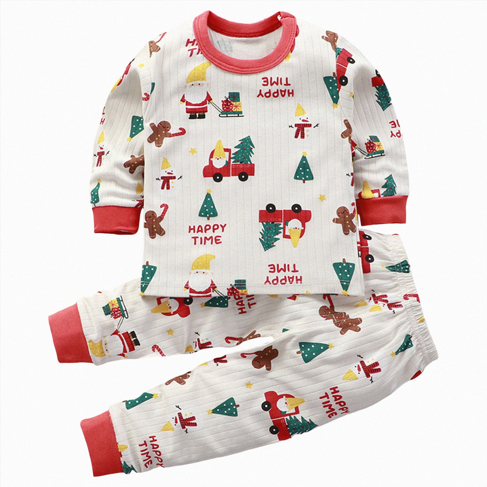 6-7 Years Infant Baby Boy Outfit Long Funny Shirt Pant Set Toddler ...
