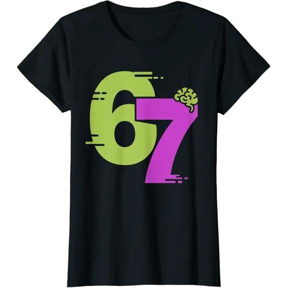6 7 Zombie Meme Silly Number Friends Halloween Funny Math T-Shirt ...