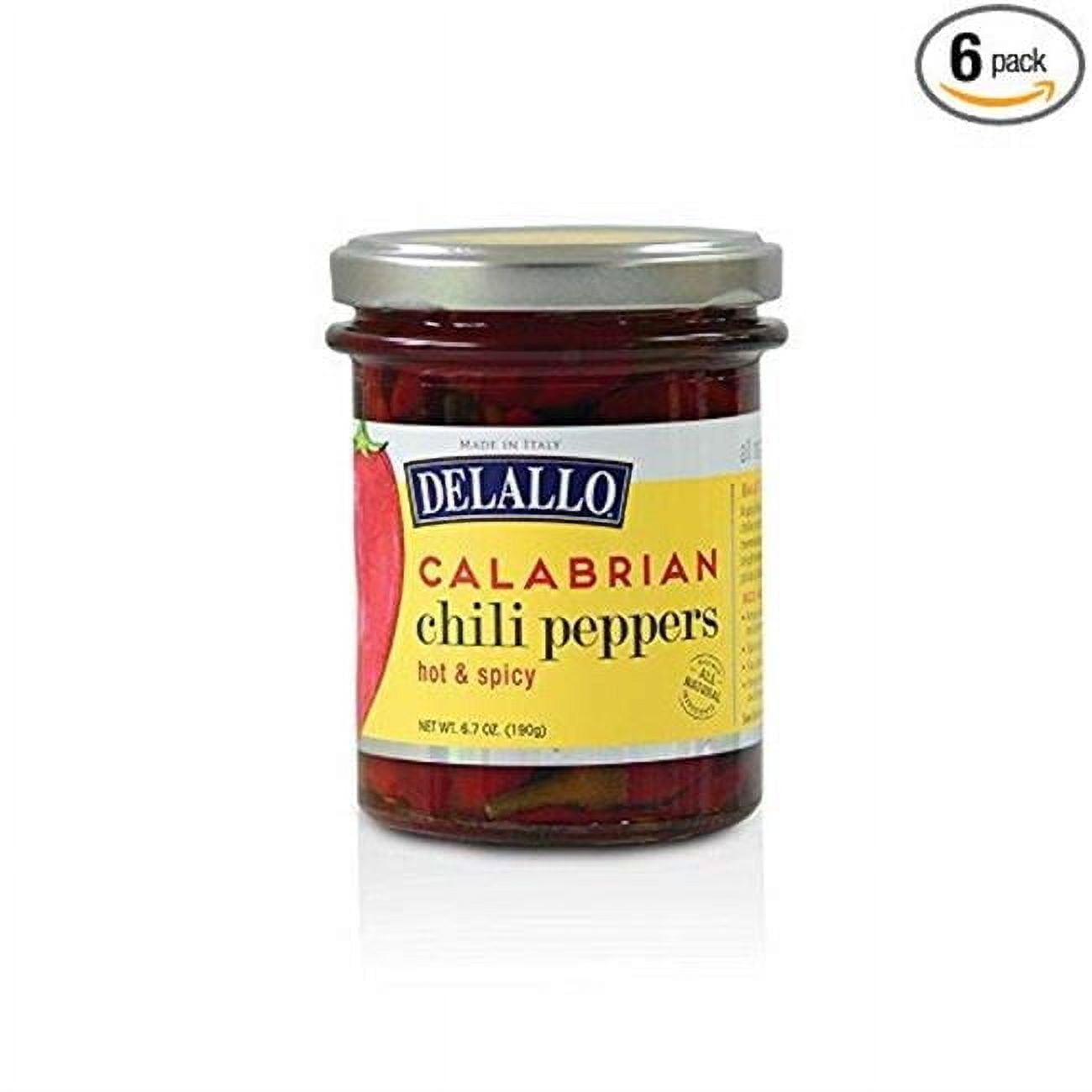 6.7 oz Calabrian Chili Peppers, Pack of 6 - Walmart.com