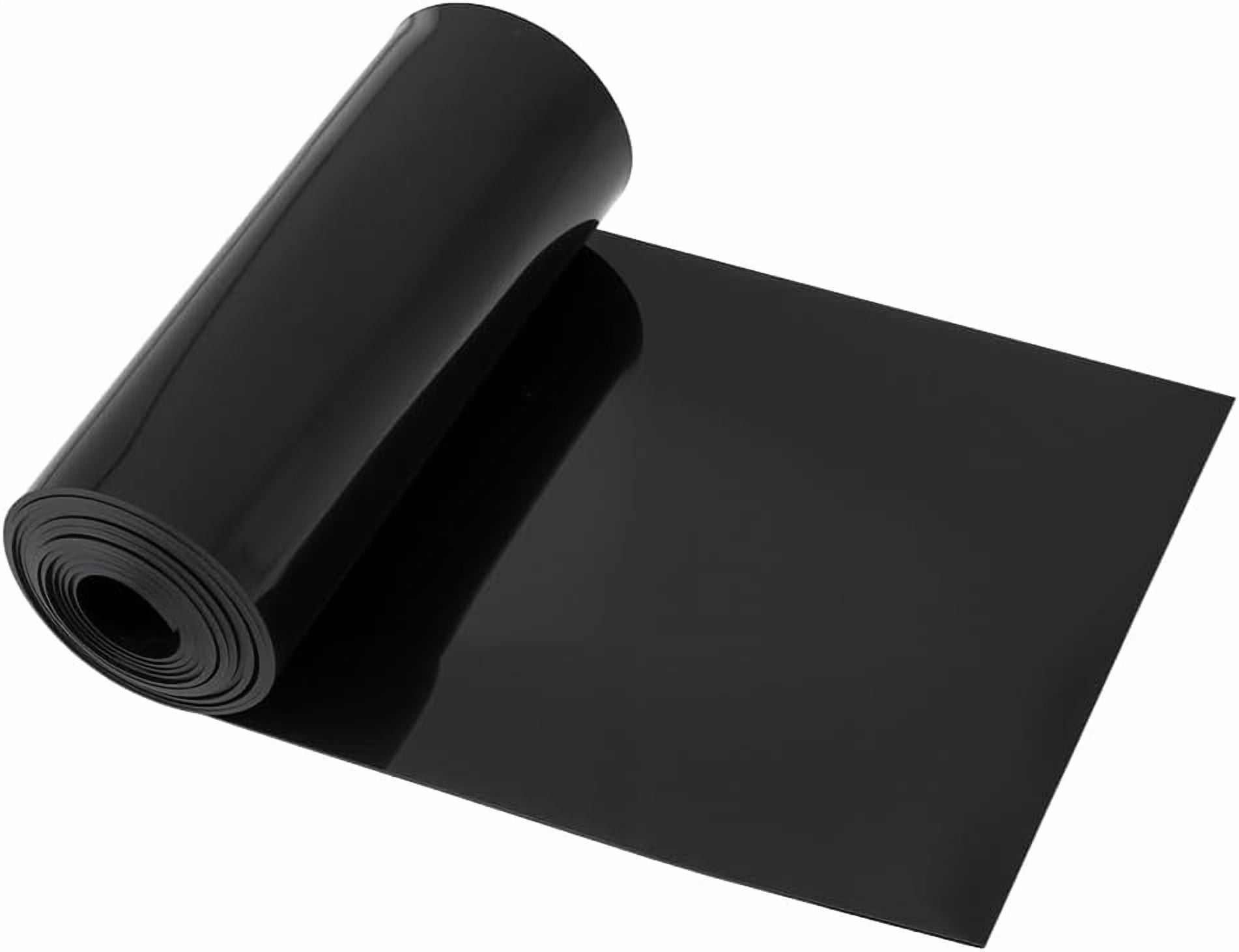 6.73 feet Black PVC Strip Curtains 7.2 inches Wide Waterproof Door ...