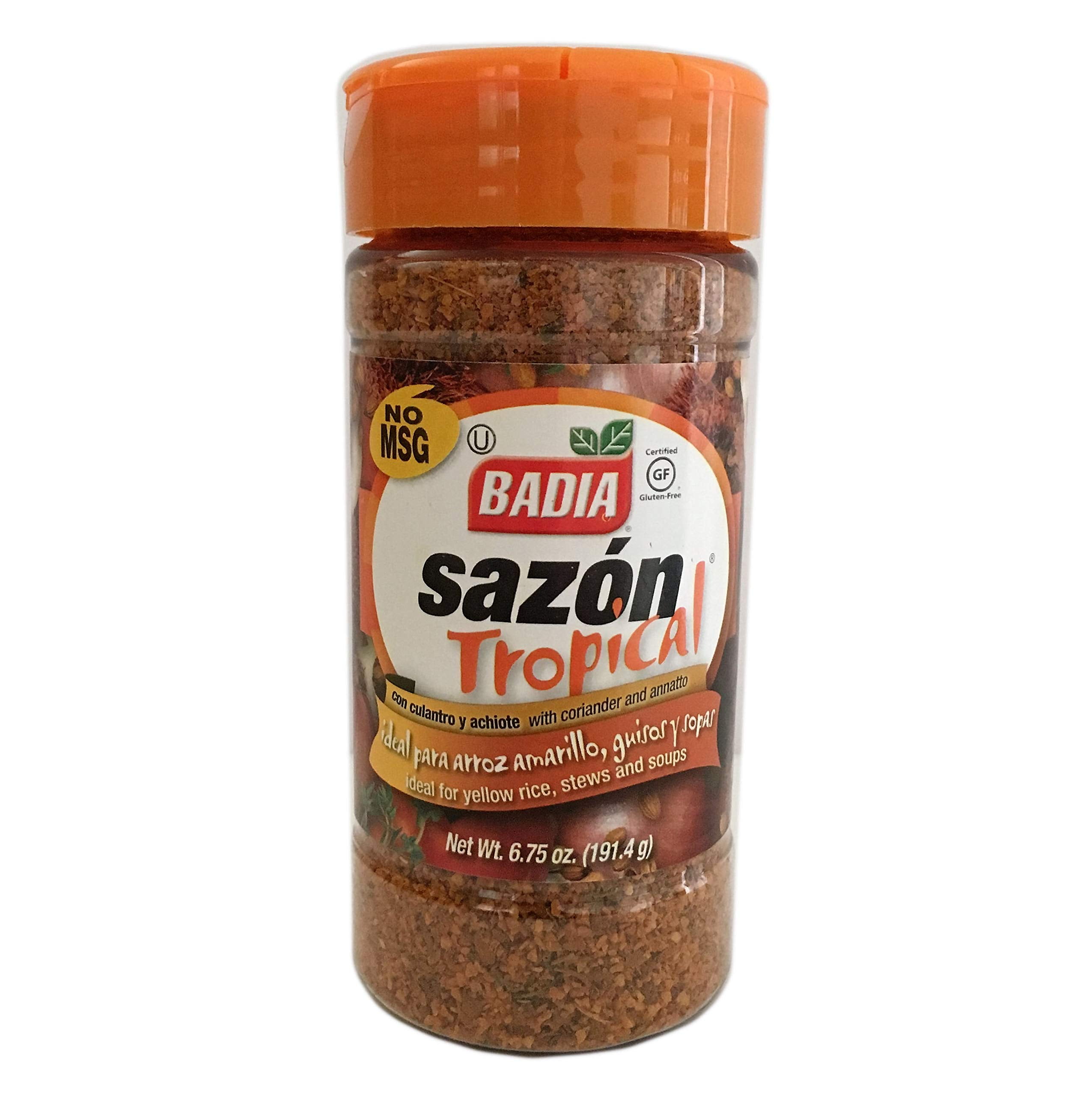 6.75 Oz Bottle Sazon Tropical Seasoning Coriander& Annatto / Culantro ...