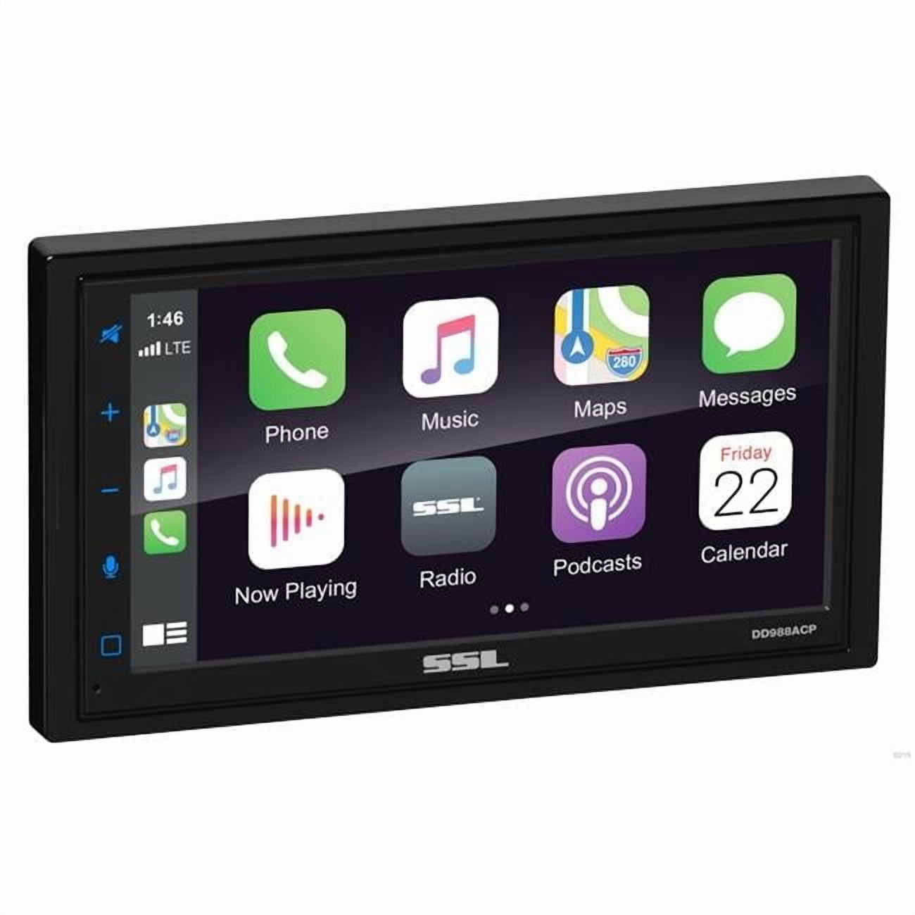 6.75 in. Touchscreen Bluetooth Multimedia Player Doubledin Multimedia ...