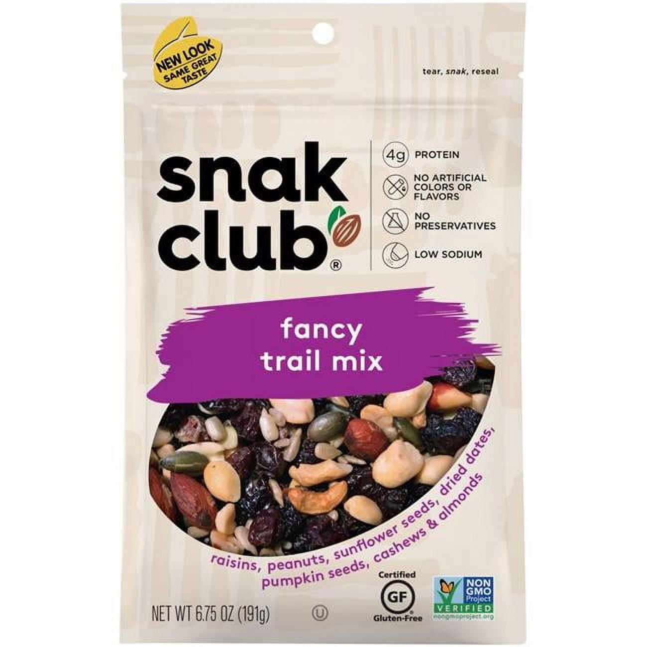 6.75 oz Bagged Fancy Trail Snacks Mix - Pack of 6 - Walmart.com