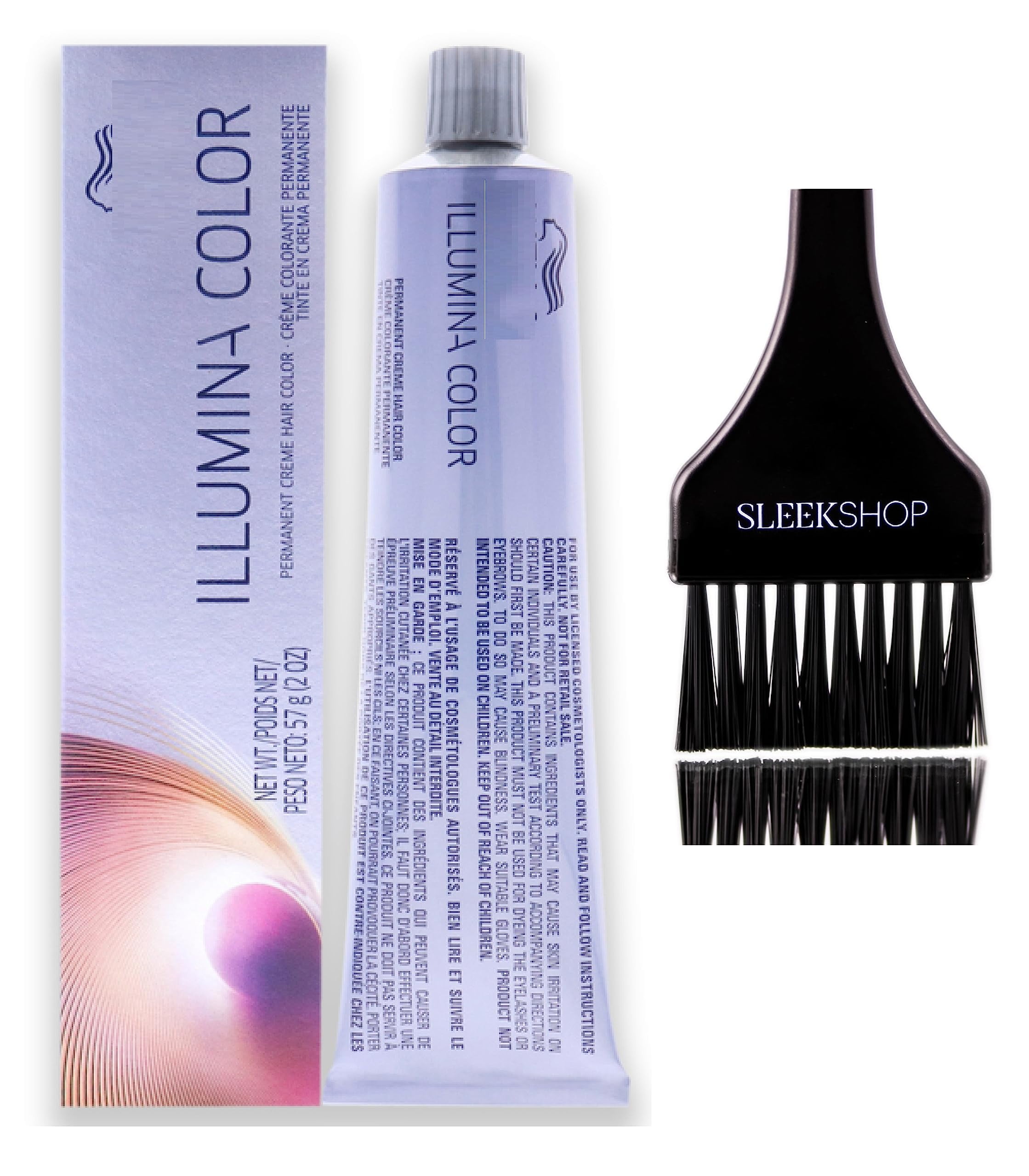 6/76 Dark Brown Violet Blonde , ILLUMINA by WELLA Color Permanent Creme ...