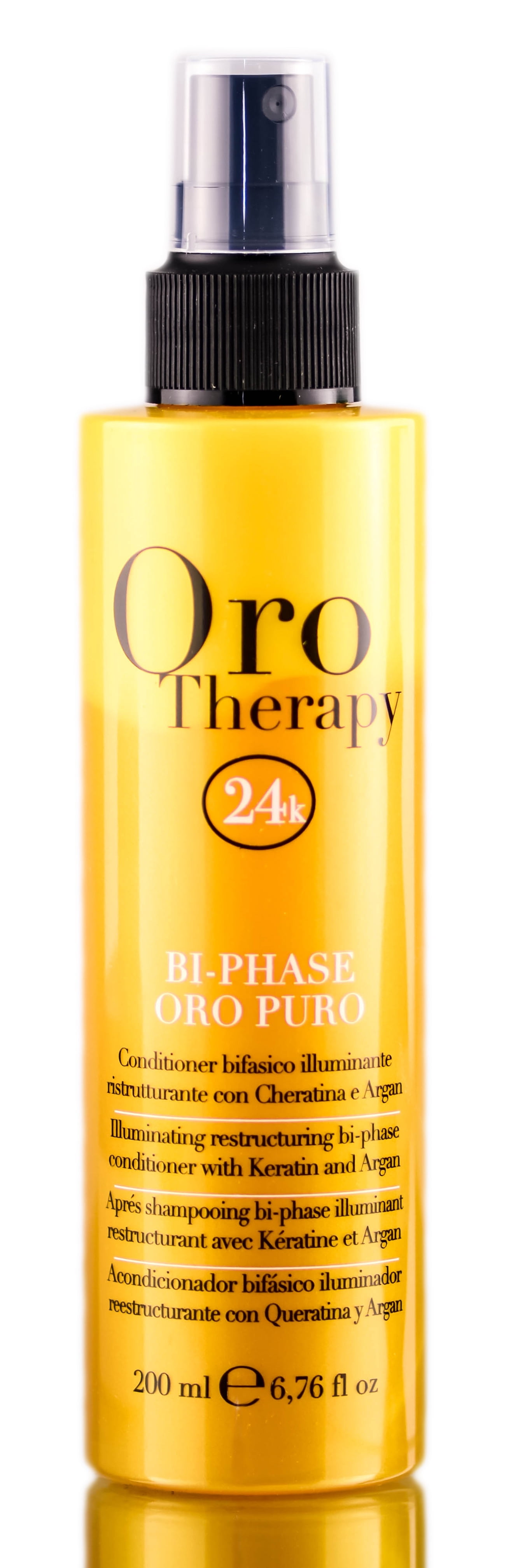 6.76 oz , Fanola Oro Puro 2-in-1 Illuminating Conditioning Spray , Hair ...