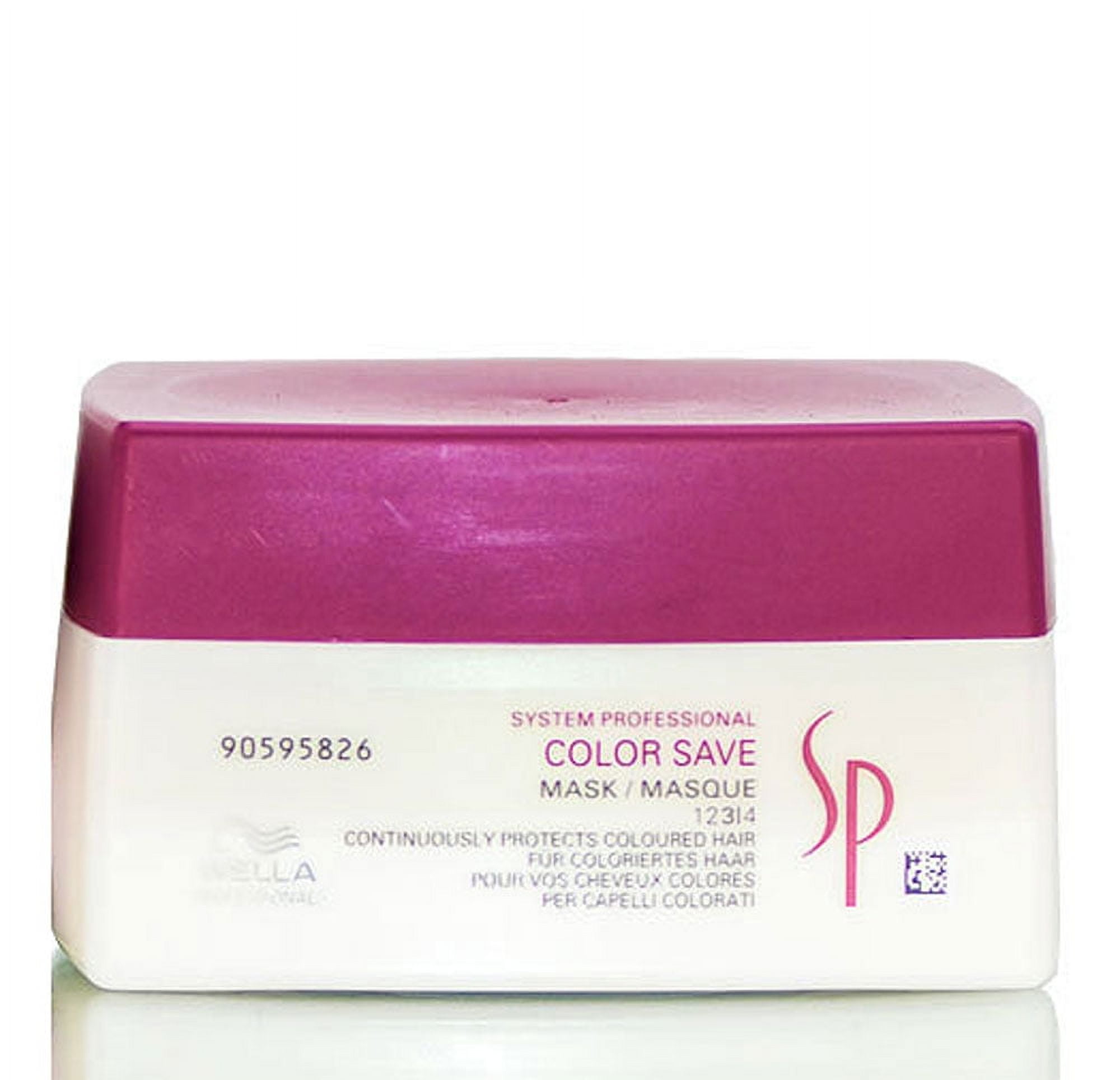 {6.76 oz} Wella Professional SP Color Save Mask w/ SLEEKSHOP Hair Rat ...