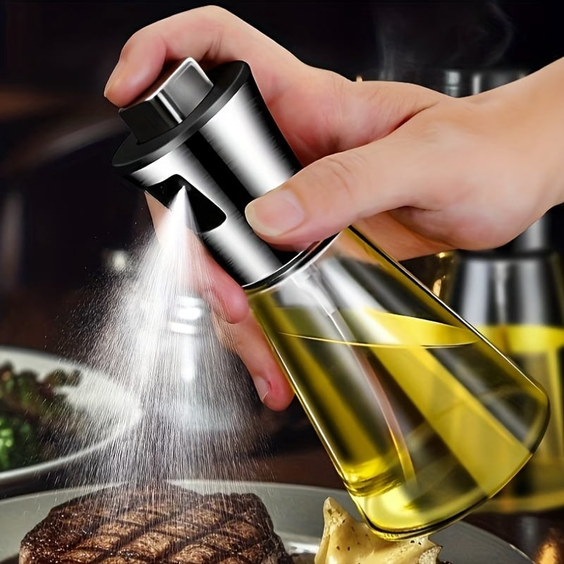 6.76oz Glass Oil Spray Bottle - Multi-Purpose Cooking Oil Sprayer for ...