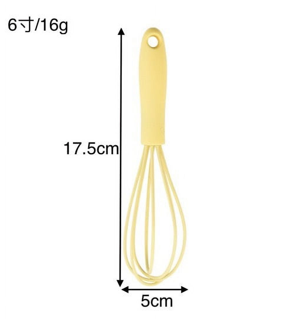 6.7Inch Silicone Rubber Whisk,Premium Whisks For Cooking Non Scratch ...