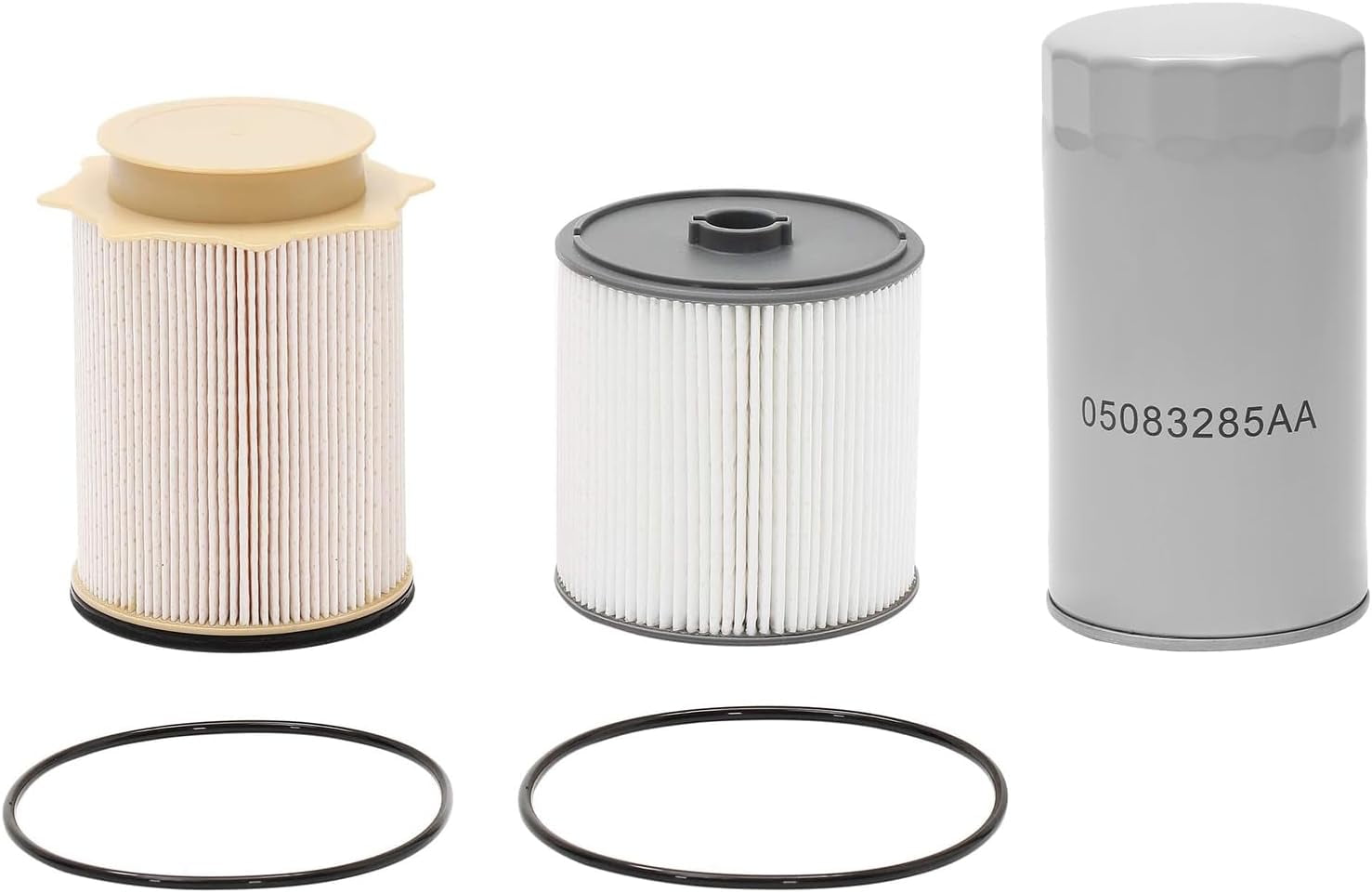 6.7L Cummins Fuel Filter Water Separator and Oil Filter Set ...