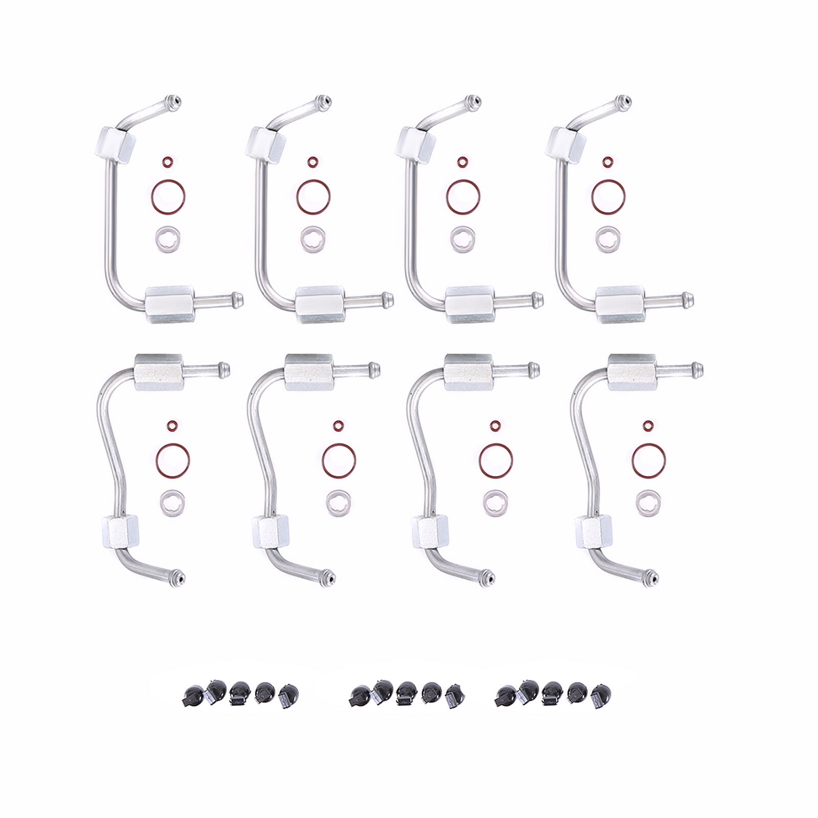 6.7L Super Duty Fuel Injector & Tube Seal Kit Compatible for Ford F250 ...