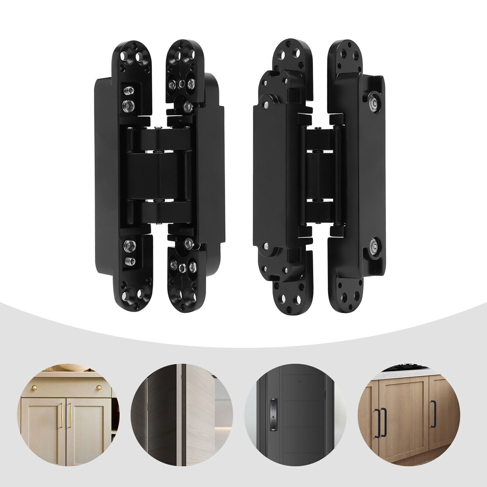 6/7inch Invisible Door Hinges Zinc Alloy Hidden Hinges Concealed W ...