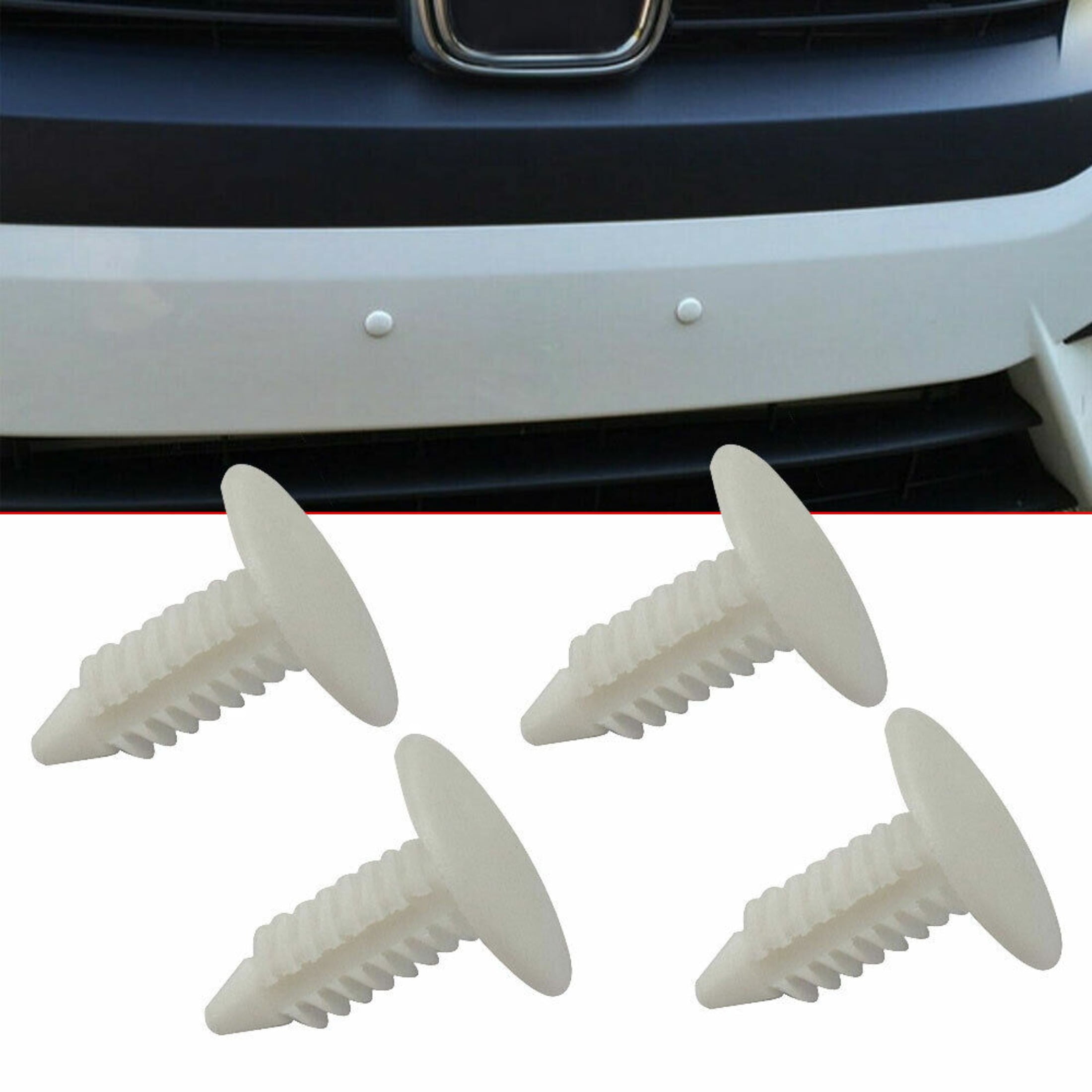 6-7mm Hole Car Bumper Plugs Fastener Front License Plate Holes Cover ...