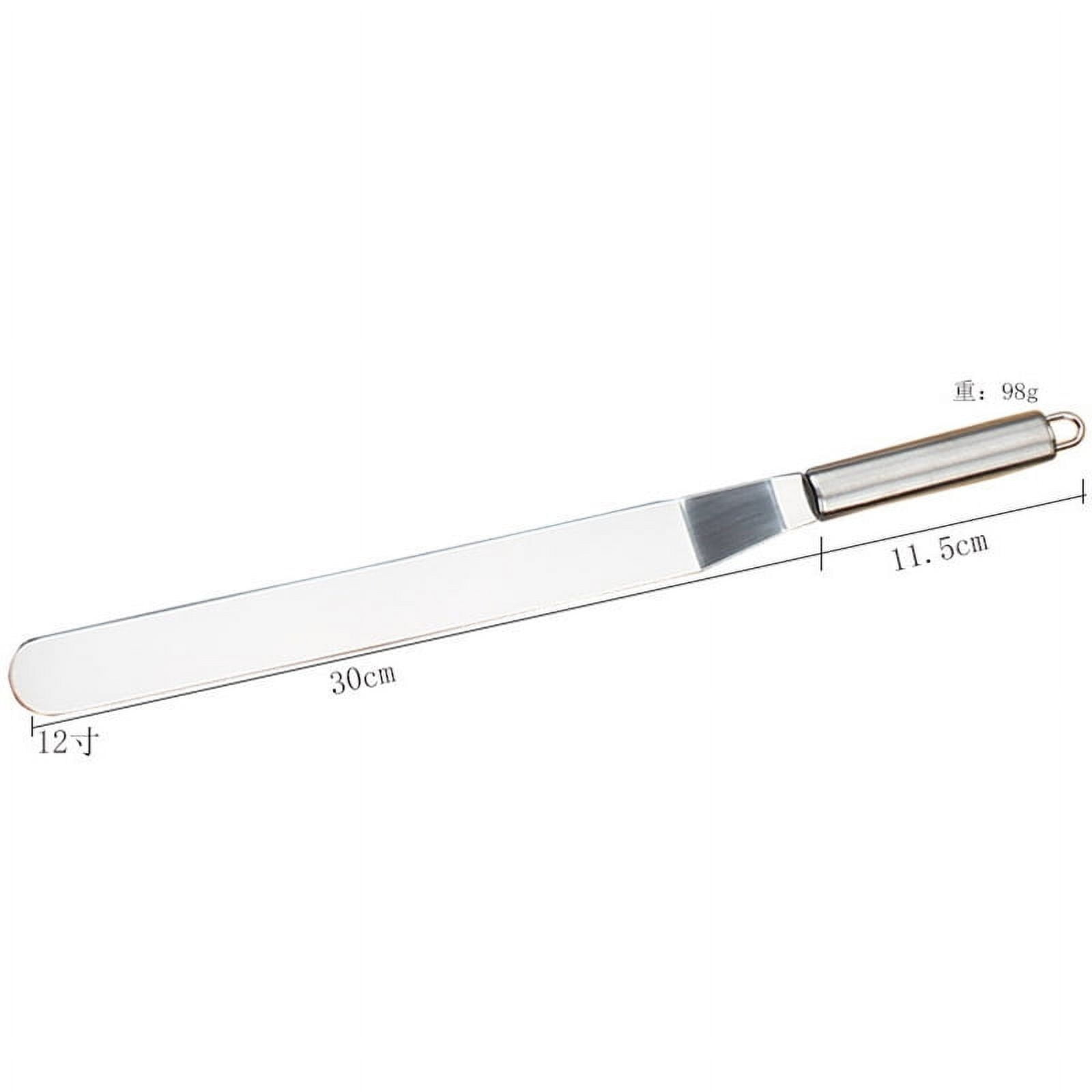 6/8/10/12 Inch Stainless Steel Cream Icing Frosting Spatula for Cake ...