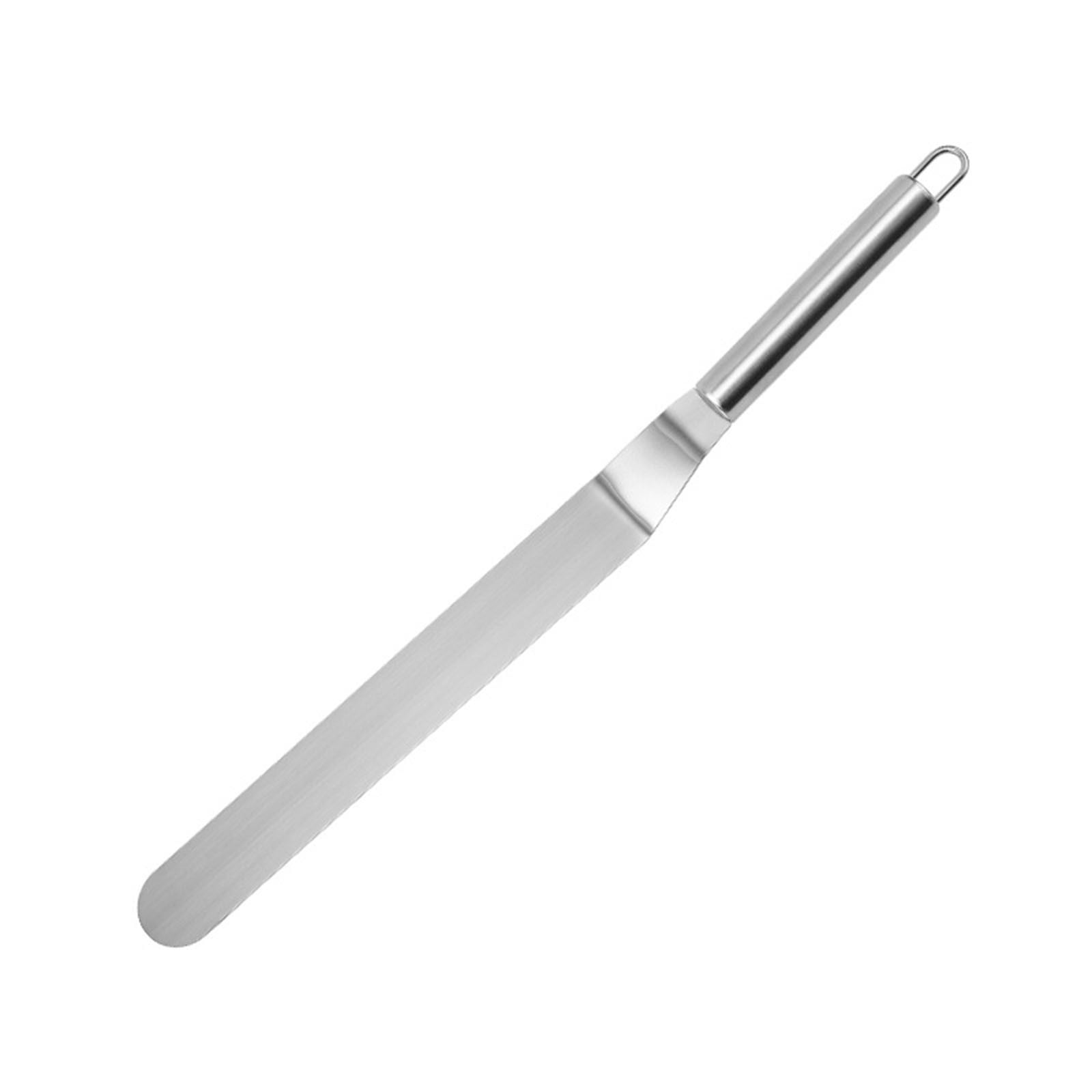 6/8/10/12 Inch Stainless Steel Pastry Spatula Cake Cream Icing Spreader ...