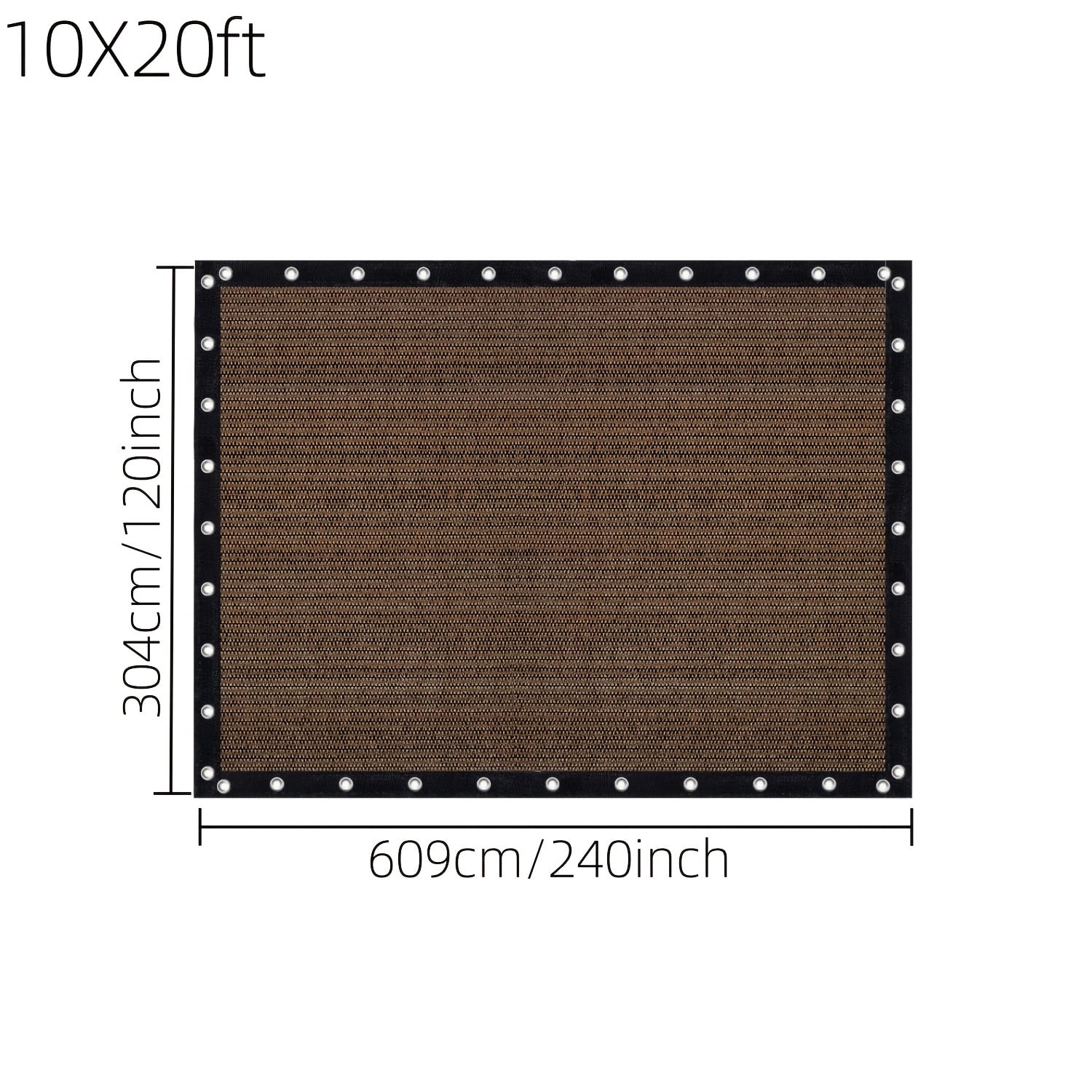 6/8/10/12ft Shade Fabric, Sun Shade Cloth, 90% Shade Net, Shade Screen ...