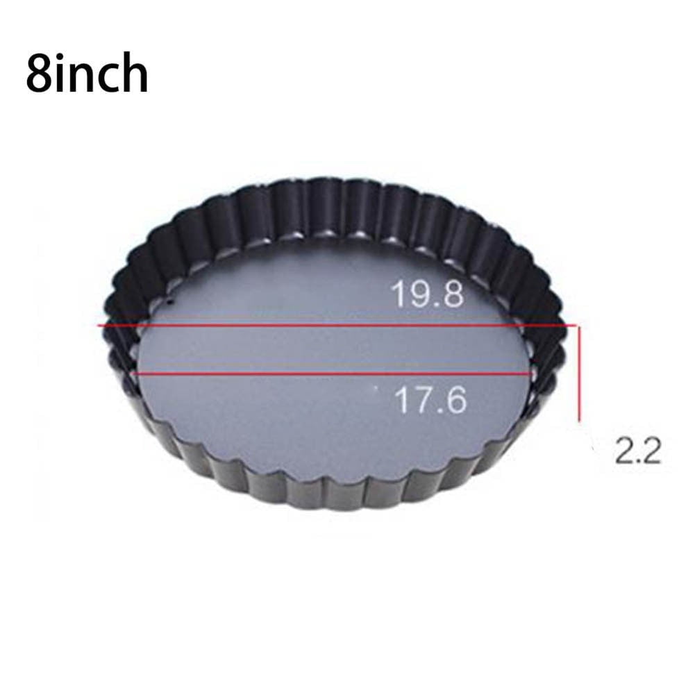 6/8/10 Inch Cake Tart Removable Non Bottom Baking Pastry Molding Pan ...