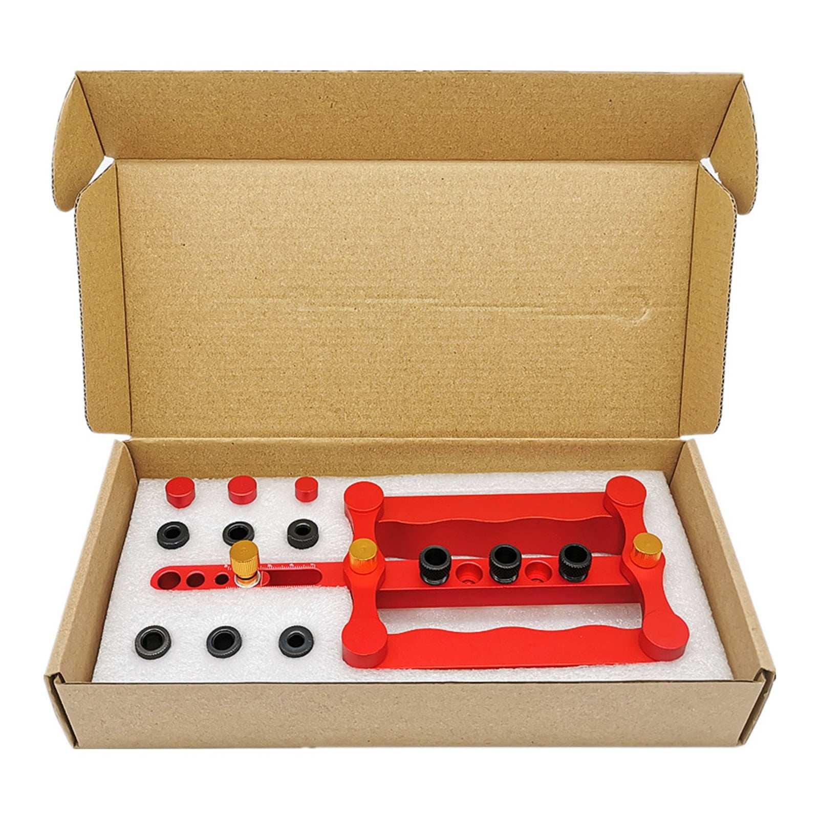 6/8/10mm Self Centering Doweling Jig Punch Locator Dowel Jig Kit 1/4 3 ...