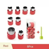 6/8/10pcs Star Heart Shape Vegetables Cutter Fruit Pastry Mini Pie ...