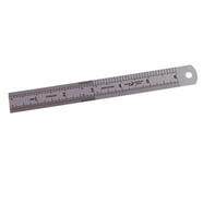 Precision Architectural Scale Ruler, 12'' Laser-Etched Aluminum, Black ...