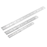 Uxcell 2pack Stainless Steel Ruler, 6" Metal Rulers 0.75" Wide Inch and ...