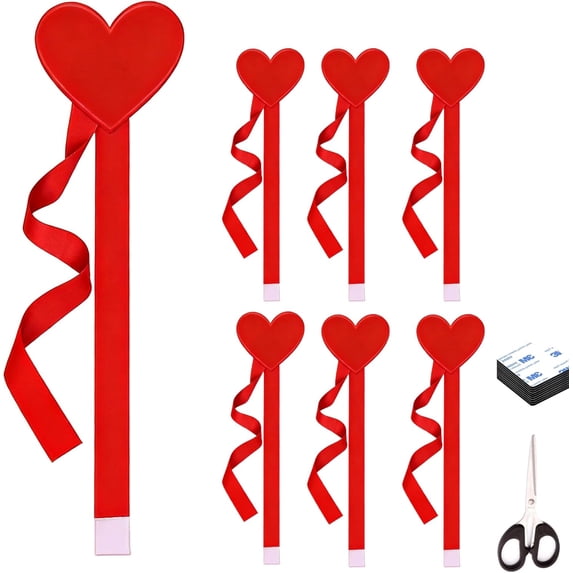 6/8/12 pcs Valentine’s Day Cabinet Bows, 6.56 ft / 2 m Length ...