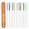 6/8/12Pieces Reusable Straw Cleaners With Nylon Bristles Straw Brush ...